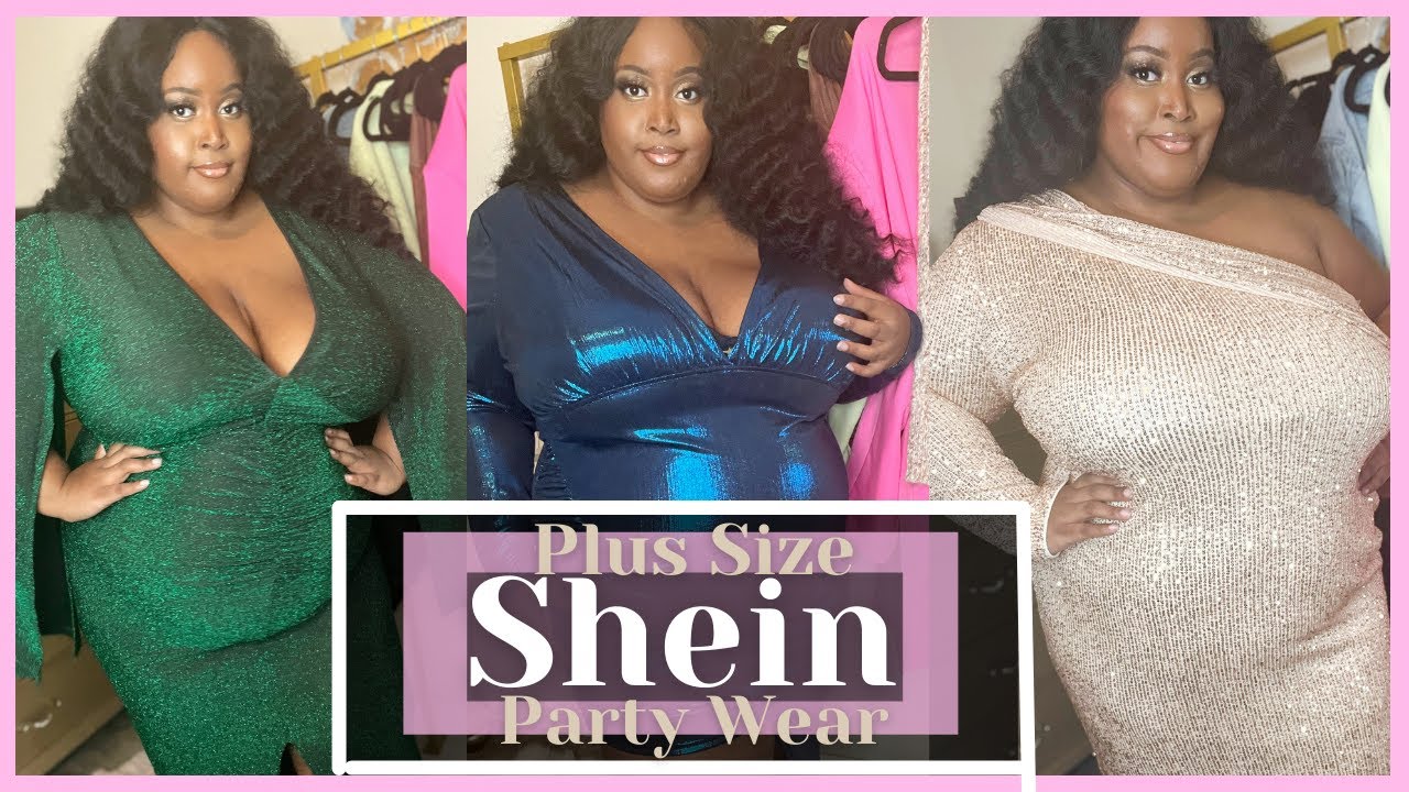 Shein Curve Try On Haul | Plus Size Party Dresses | NoraZaneta