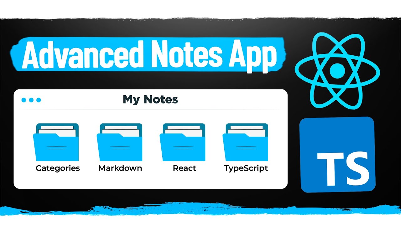 The Perfect Advanced React/TypeScript Project - Markdown Supported Note Taking With Categories