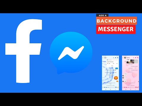 How to change messenger chat background
