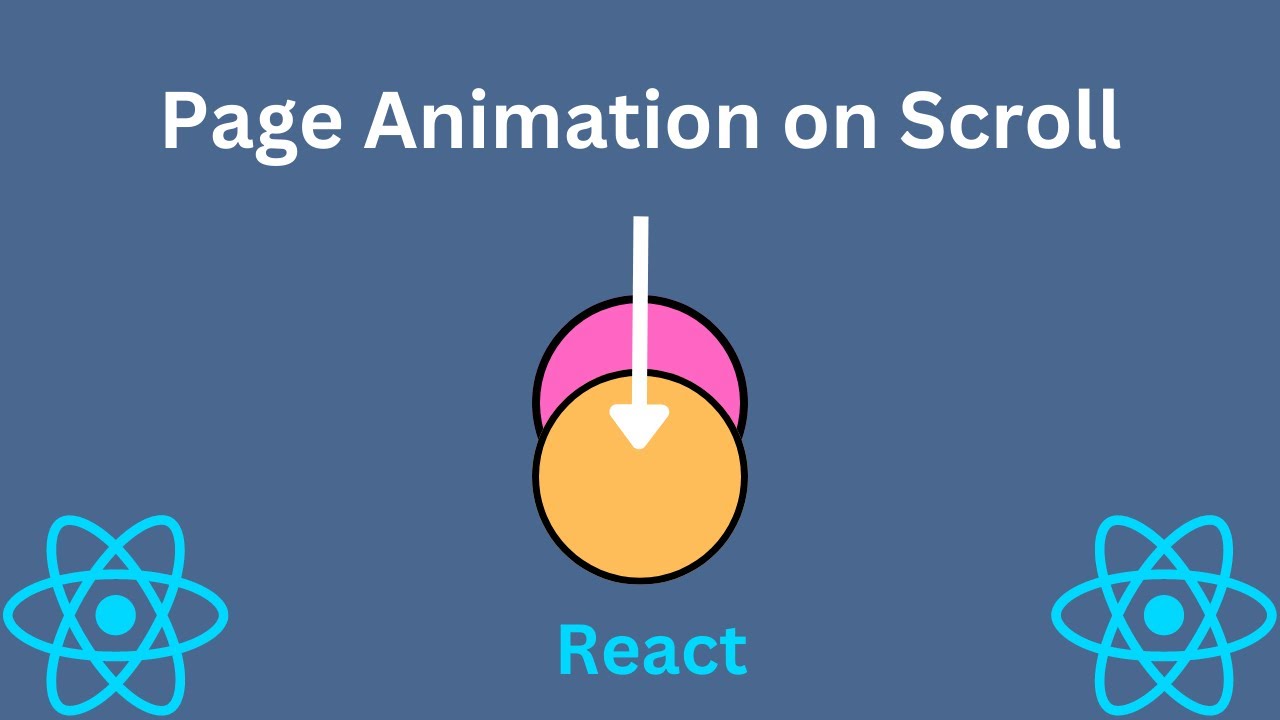 Page Animation on Scrolling in React JS.
