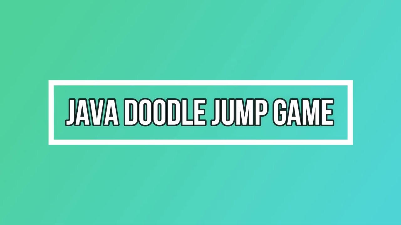Java Doodle Jump Game | Source Code & Projects