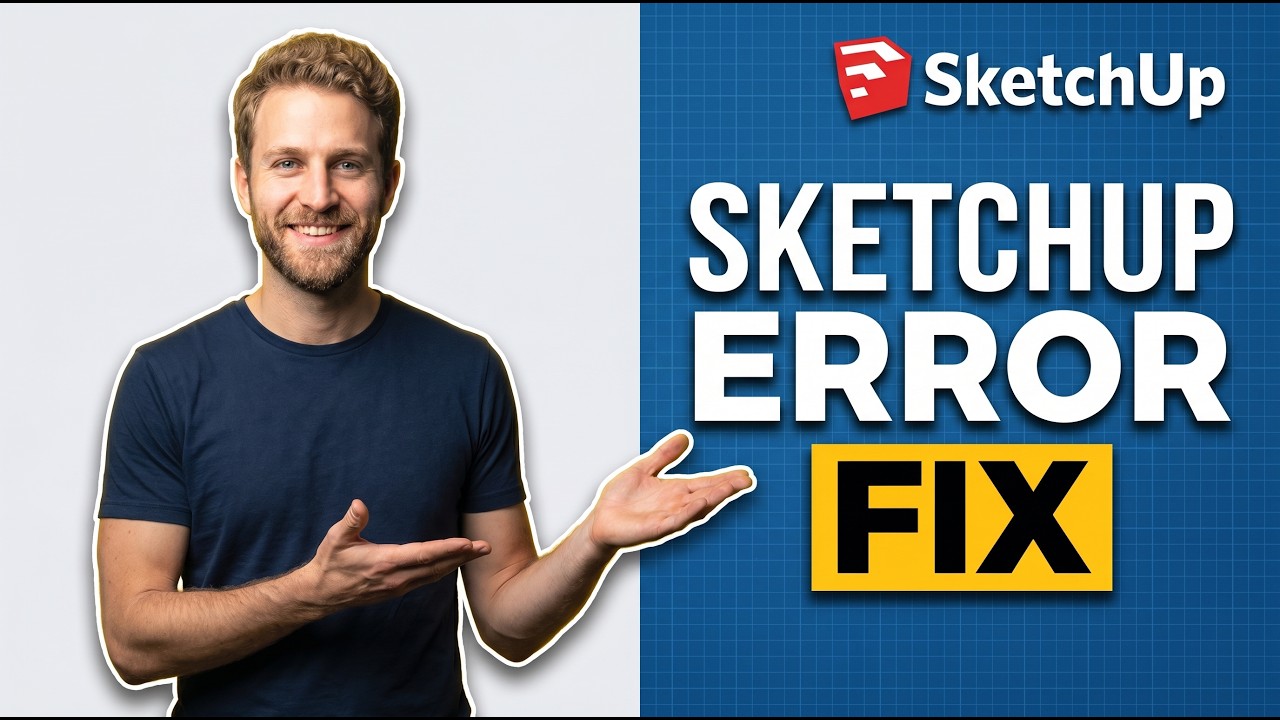 SketchUp Error Fix (Easy Troubleshooting Guide)