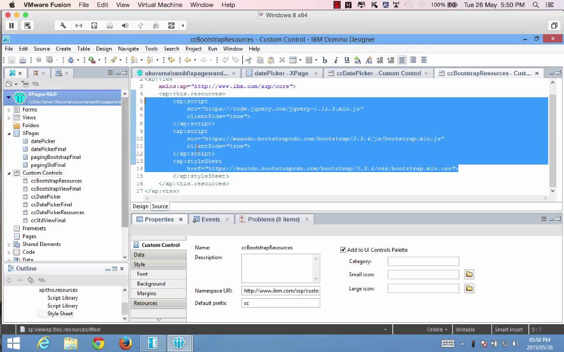 BOOTSTRAP DATEPICKER IN XPAGES – PART 1