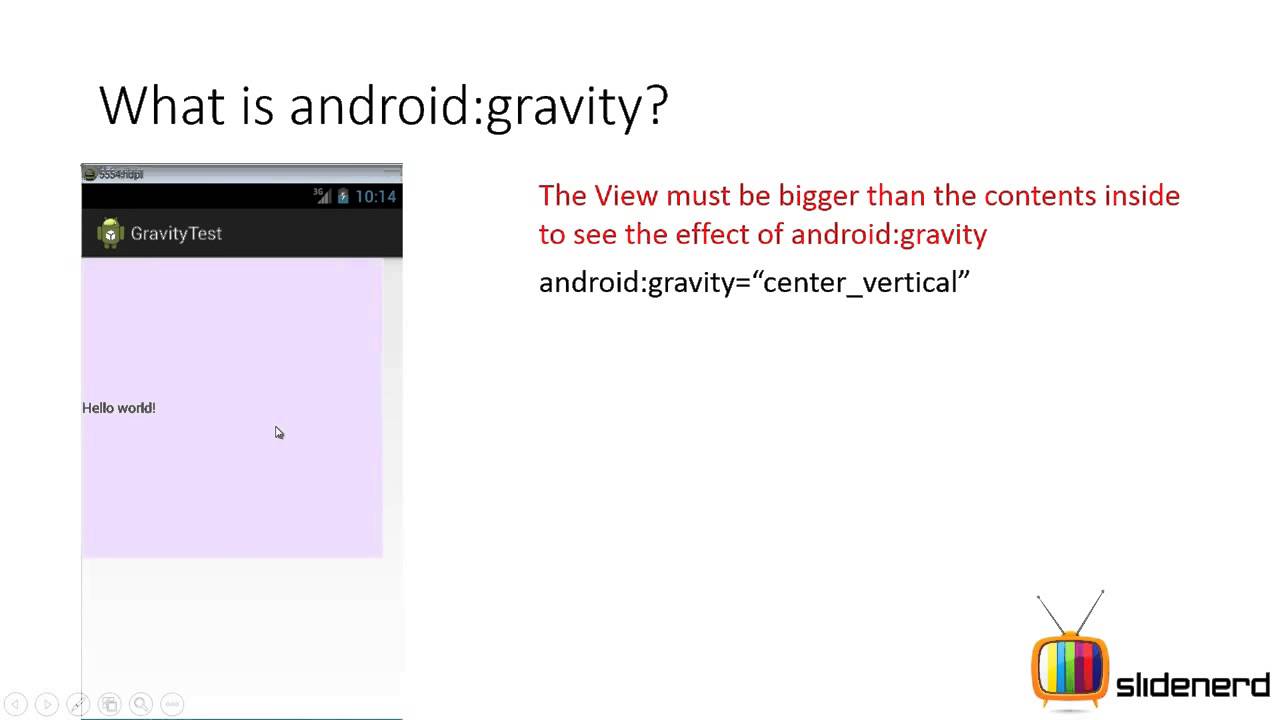 39 Android gravity   Android User Interface Tutorials HD