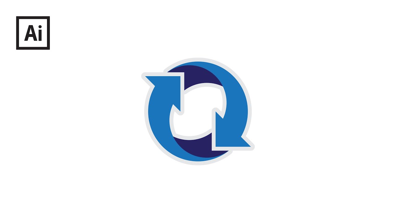 How to Draw Geometric Circle Arrow Icon in Adobe Illustrator