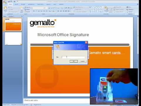Smart Card (.NET) and signing document in Office