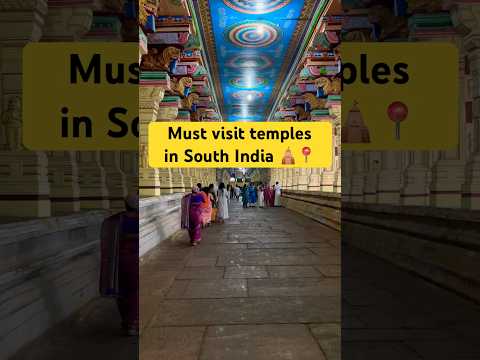 Must visit temples in South India📍#rameshwaram #tamilnadu #kanyakumari #karnataka #kerala #shorts