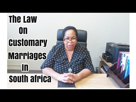 The Law On Customary In South Africa... /South African YouTuber