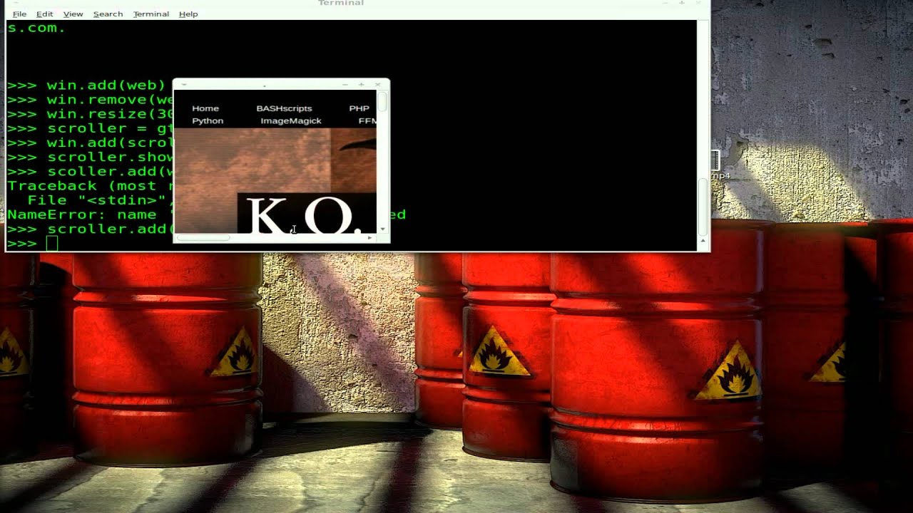 HTML and Python with GTK and Webkit - Linux Tutorial