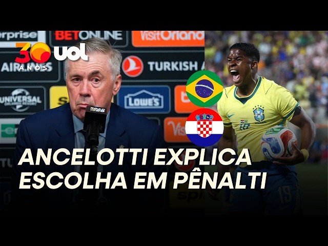 Ancelotti diz que Endrick e Danilo aproveitaram chance pré-Copa 2026