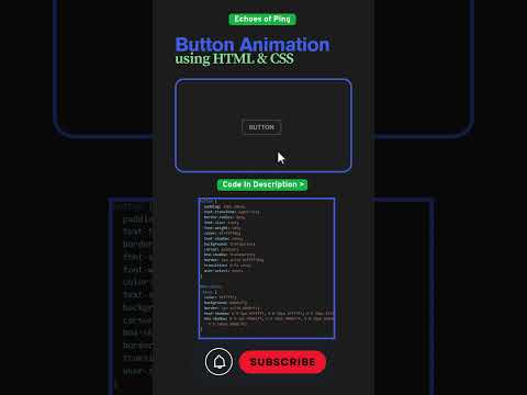 โจ Glowing Button on Hover Using HTML & CSS โ Eye-Catching Effect!
