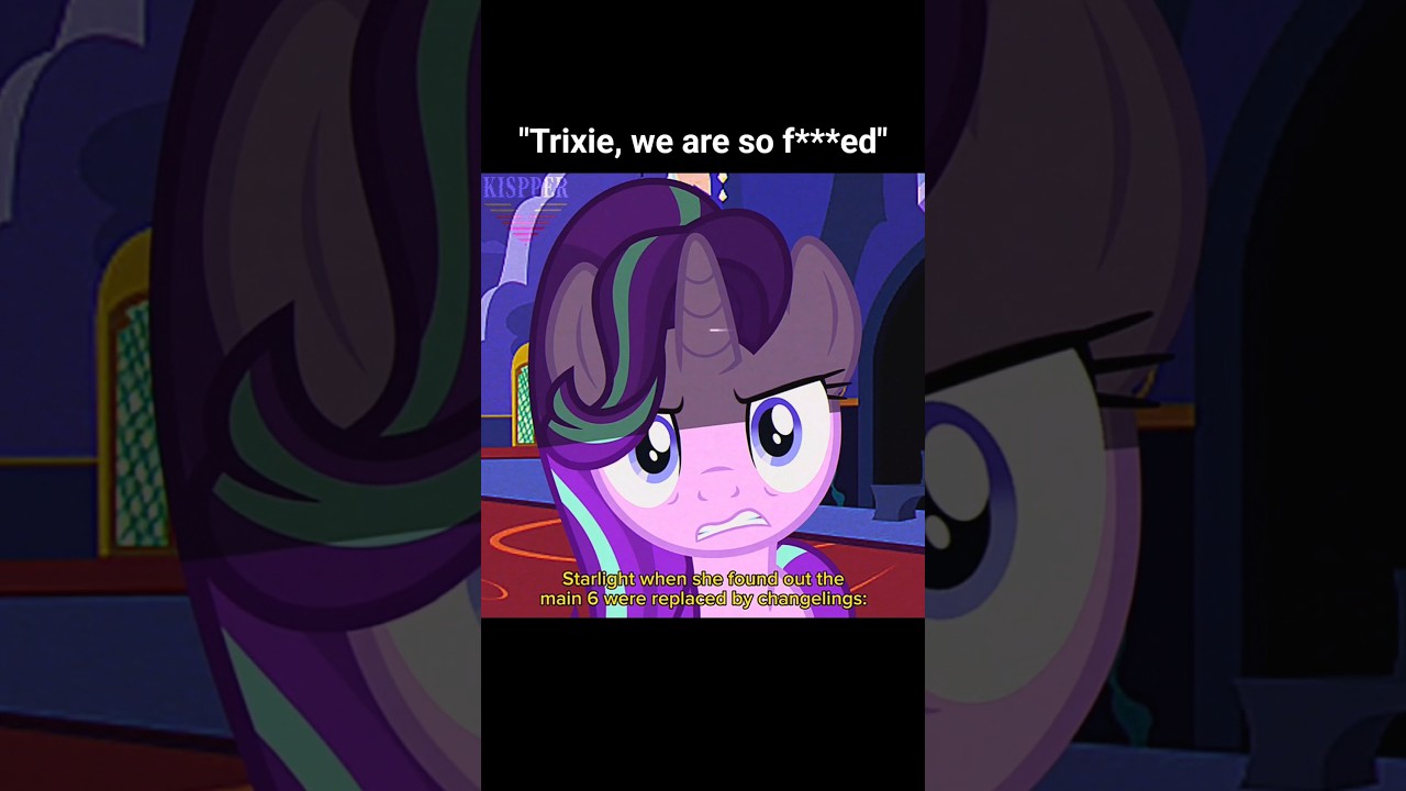 *caption* #mlp #mylittleponyfriendshipismagic #mylittlepony #starlightglimmer #trixie
