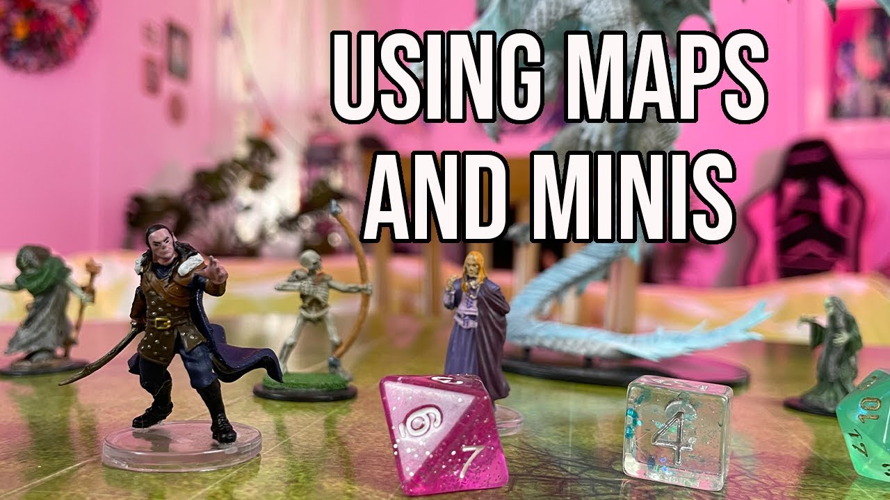 Beginner tips for using maps and minis! || D&D || Luboffin