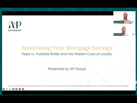 AP Finance Maximising Your Mortgage Savings Webinar