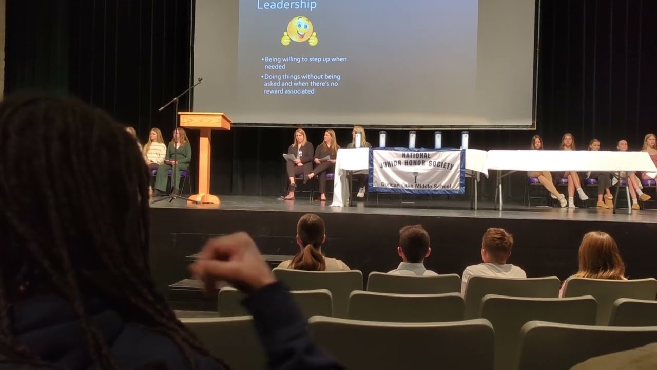 2025 NJHS Induction Ceremony for 7th & 8th Grade