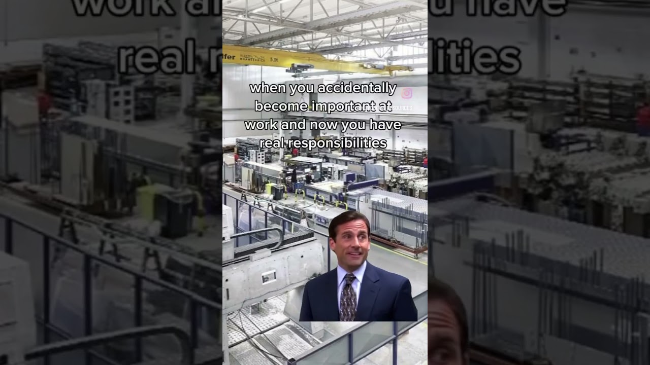 when you accidentally become important at work #explore the worst 😂