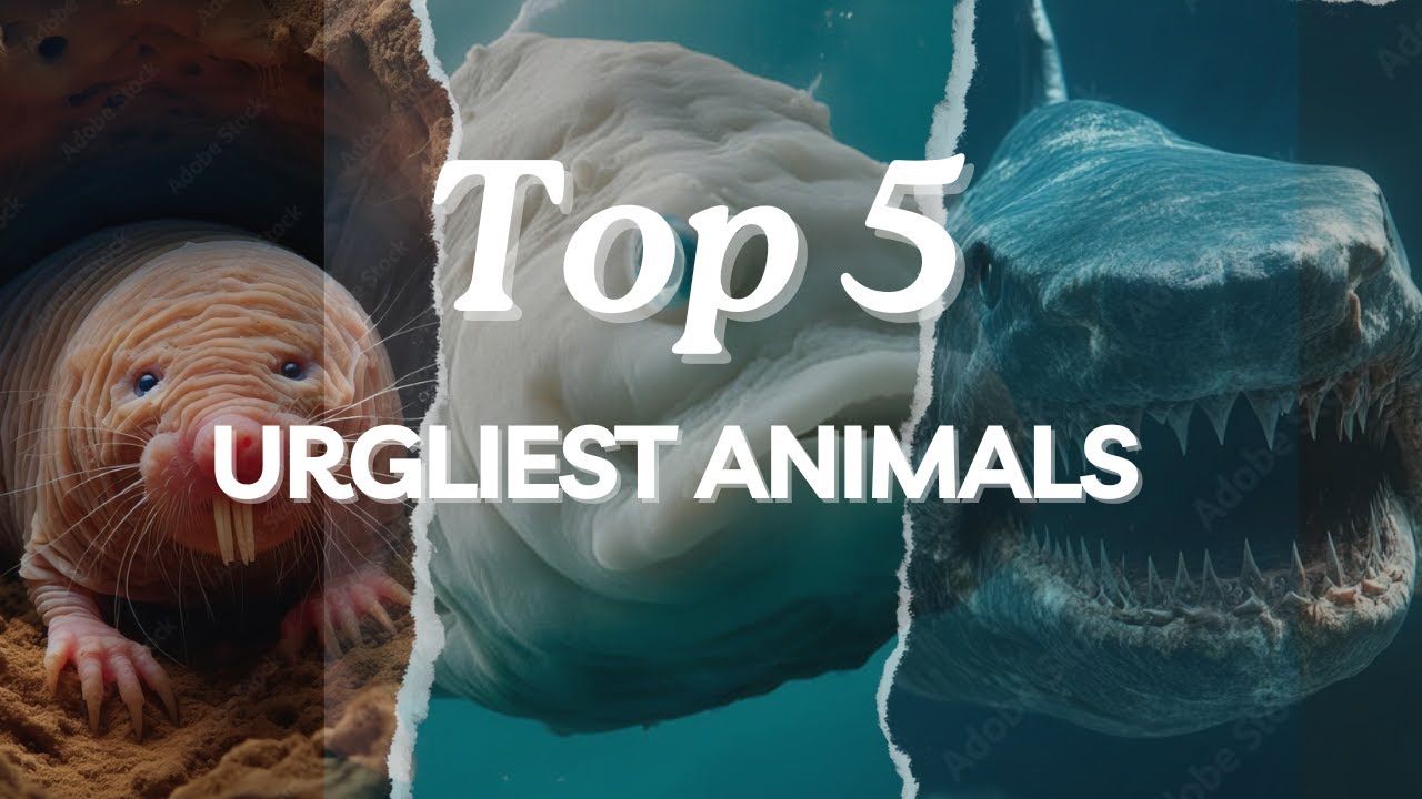 The Top 5 Ugliest  Wildlife Animals Ranked By Humans