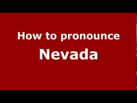 How to Pronounce Nevada - PronounceNames.com
