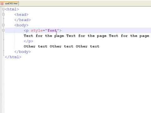 How to Change Font Size in HTML