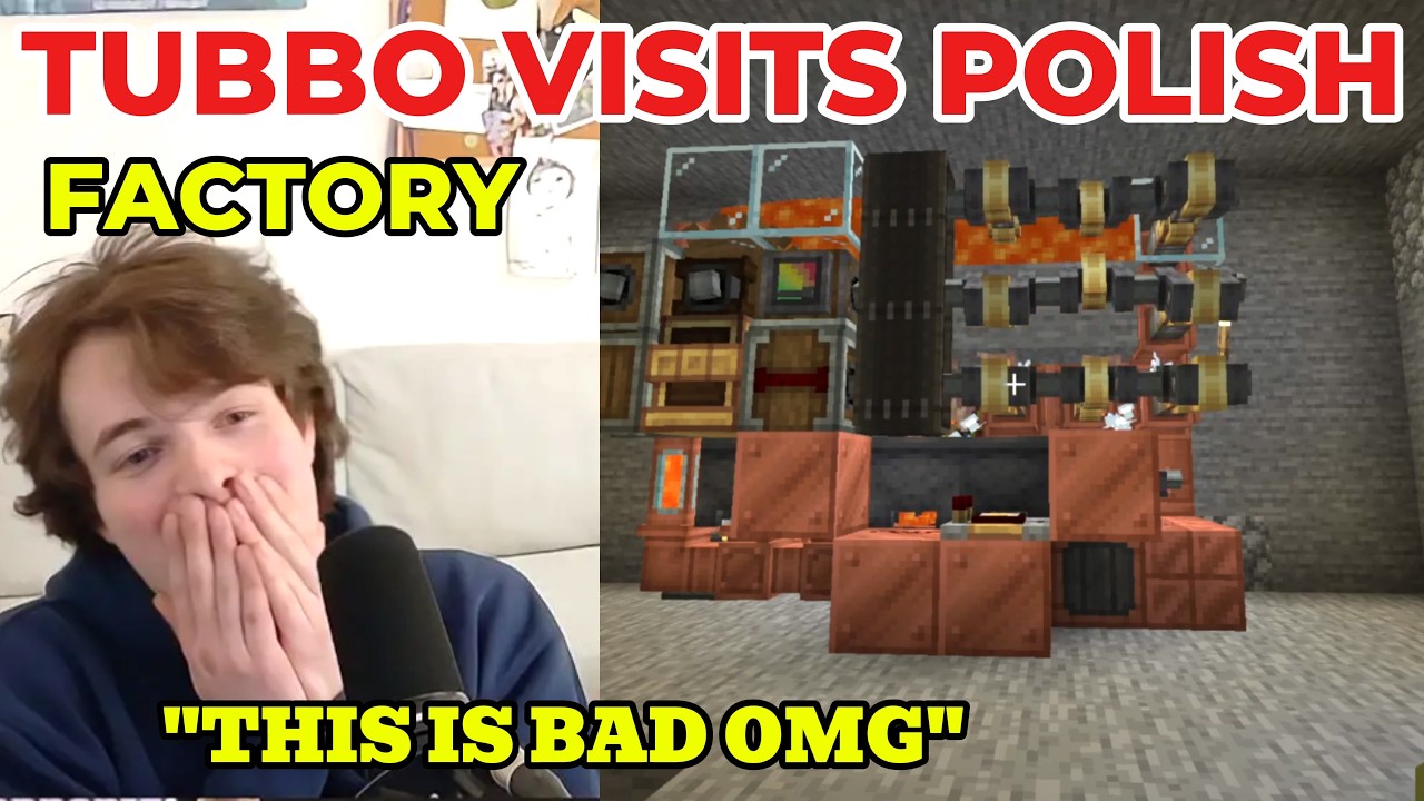 TUBBO RATES GRAF'S FACTORY for the FIRST TIME on QSMP Minecraft