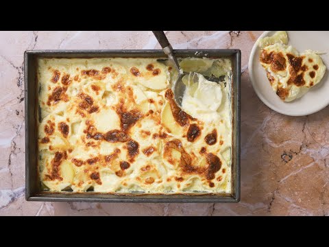 Gruyere Baked Scalloped Potatoes Recipe