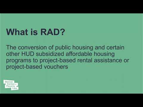 RAD public housing webinar