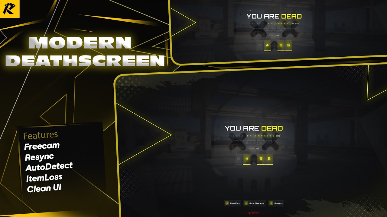 Modern Deathscreen - FiveM Releases - Cfx.re Community