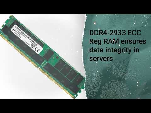 DDR4-2933MHz ECC Reg 1.2V RDIMM Single, Dual and Quad Rank Memory