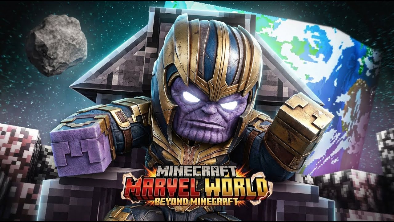 I Built a Complete MARVEL World in Minecraft —  (Stark Tower, Asgard & More!) !