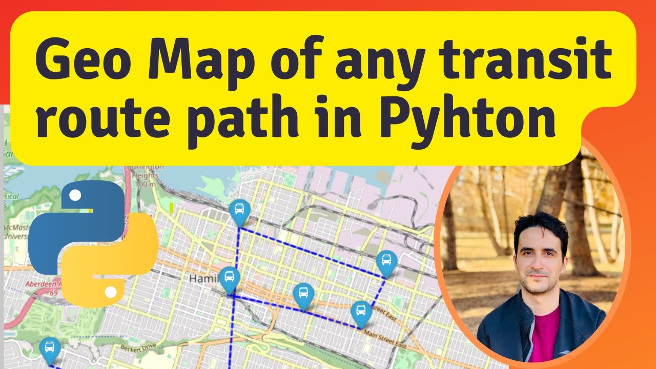 Interactive Route Line Map in Python using folium