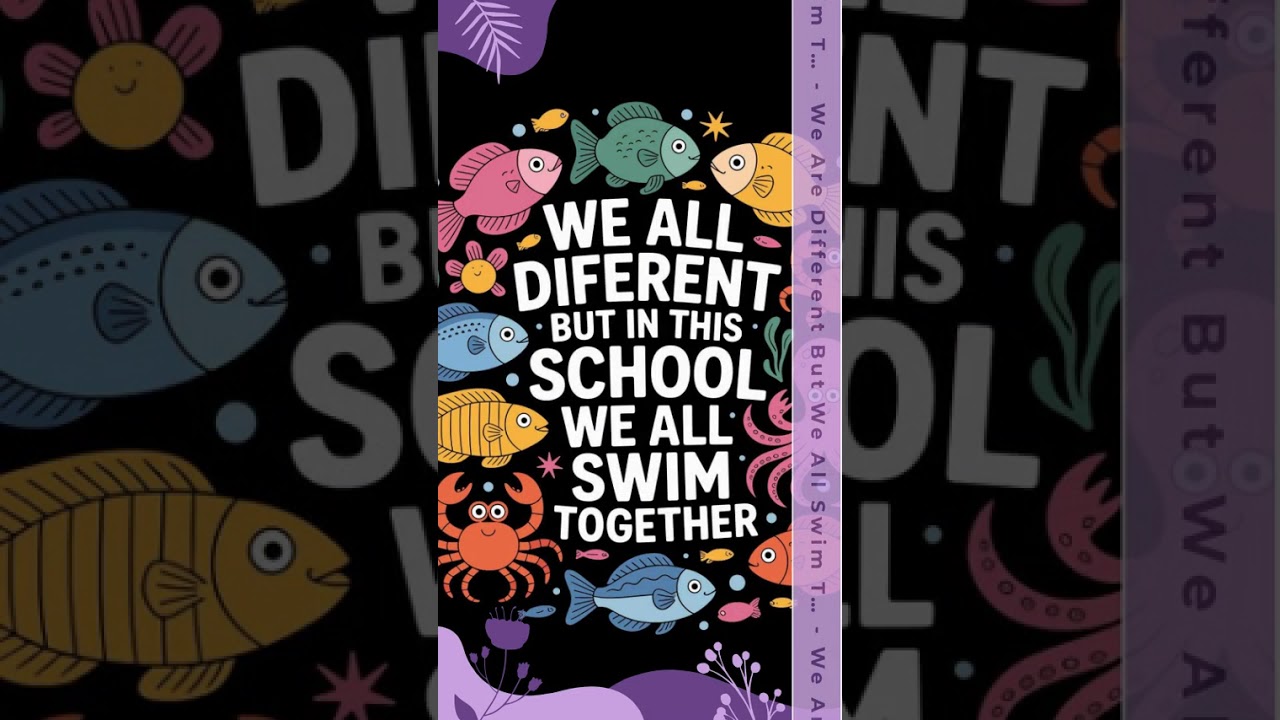 We Are Different But We All Swim Together PNG, Teacher Ocean Animal Clipart, Sea Turtle Sublimati...