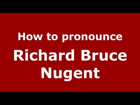 How to pronounce Richard Bruce Nugent (American English/US) - PronounceNames.com