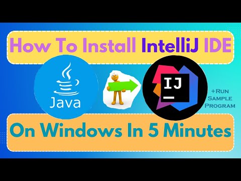 How to Download & Install IntelliJ IDEA on Windows | +Run Sample Java Program