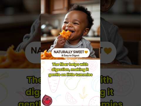 Sweet Potato for Babies 🍠 | Benefits + Easy Ways to Serve #shorts #baby #shortvideo
