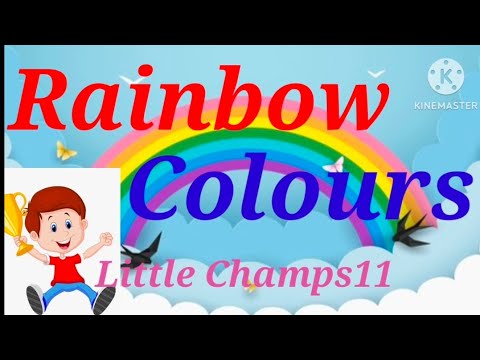Rainbow Colours for kids / Rainbow Colours Name with Spelling