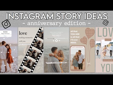 5 Creative Anniversary Story Ideas For Instagram | using the IG app ONLY