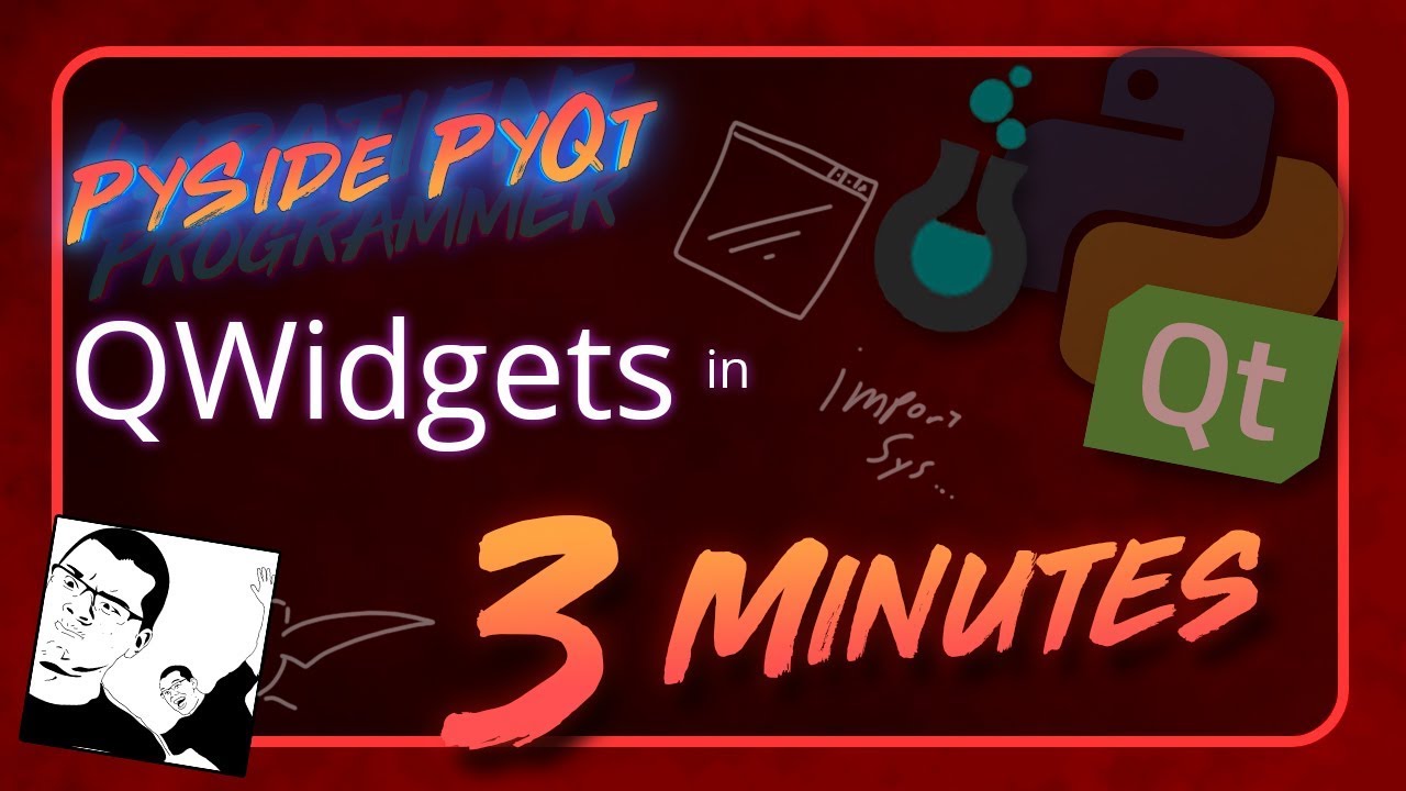 PySide + PyQt | QWidgets in 3 Minutes