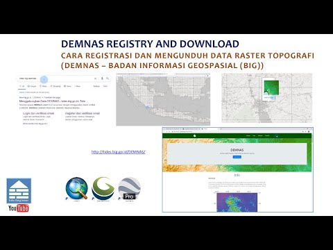 DEMNAS (1) : Cara Registrasi dan Download Data DEMNAS