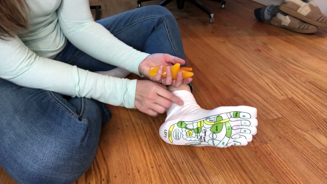 Review of Acupressure Reflexology Socks Foot Massage Sock Relieve Tired Physiotherapy Socks