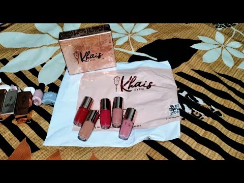 I love these lipstick💫 || Nishoo Khan lipgloss reviews || khais by Nk ✨|| Beautiful lipstick shades
