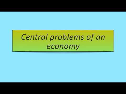 Central Problems of an Economy Video Lecture - SSC CGL Tier 2 - Study ...