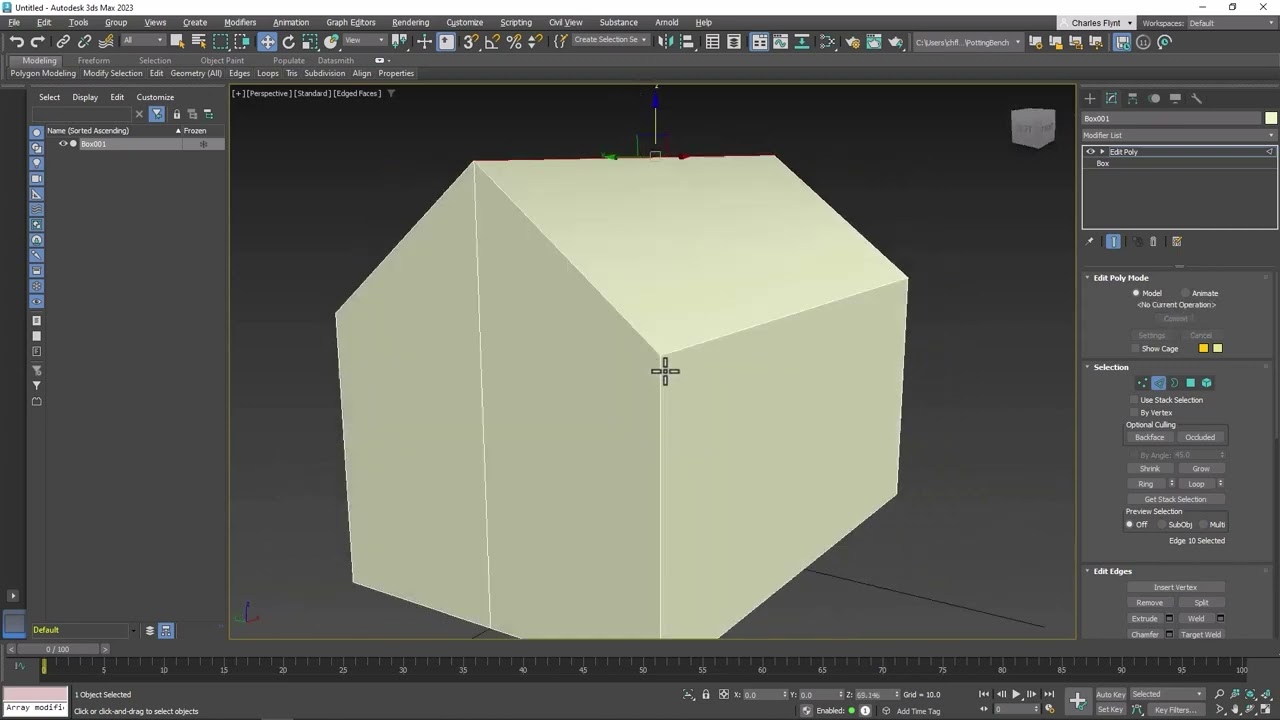 3Ds Max: Create a Simple House 01/08