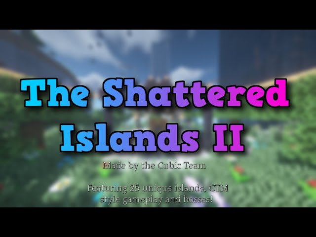 The Shattered Islands II Minecraft Map