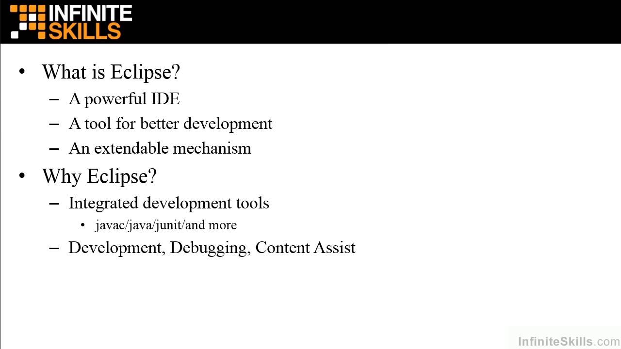 Eclipse Java IDE Tutorial | Overview