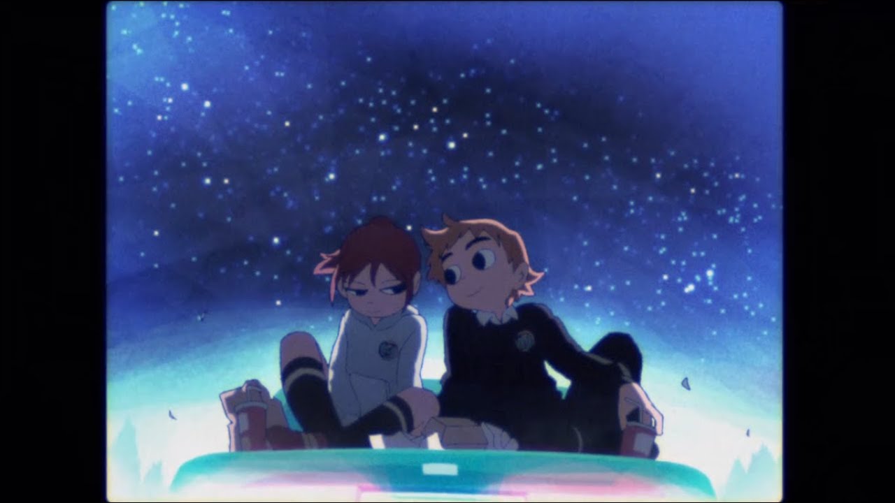 Scott Pilgrim Takes Off - Kim and Scott backstory scene