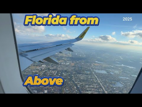 Landing at Fort Lauderdale-Hollywood International Airport (FLL) 2025 Florida From Above