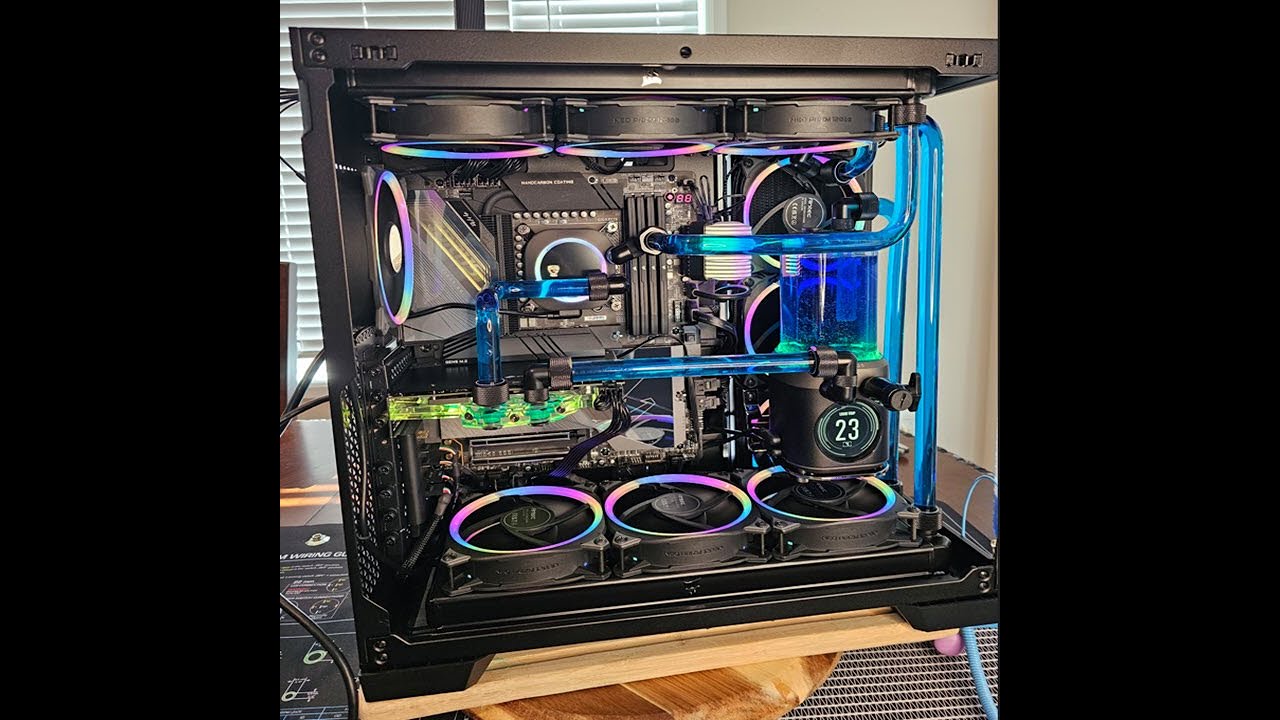 Custom Build PC - Griotz Version #CustomPC #PCBuild #WaterCooledPC #PCGaming #TechBuild #PCMaster