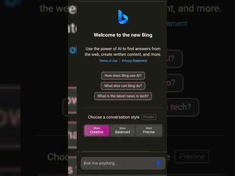 Bing for ChatGPT 4 #artificialintelligence #chatgpt #chatgpt4 #bing