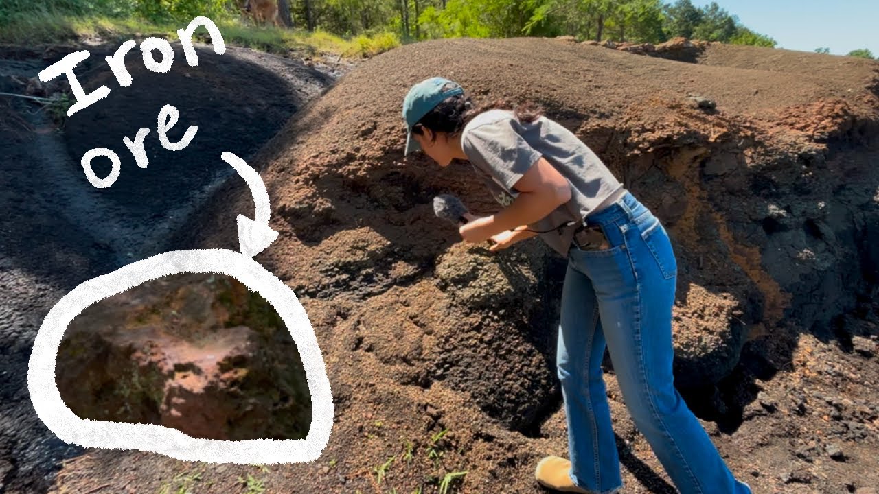 Geology of the Iron Ores in East Texas (Weches Formation)