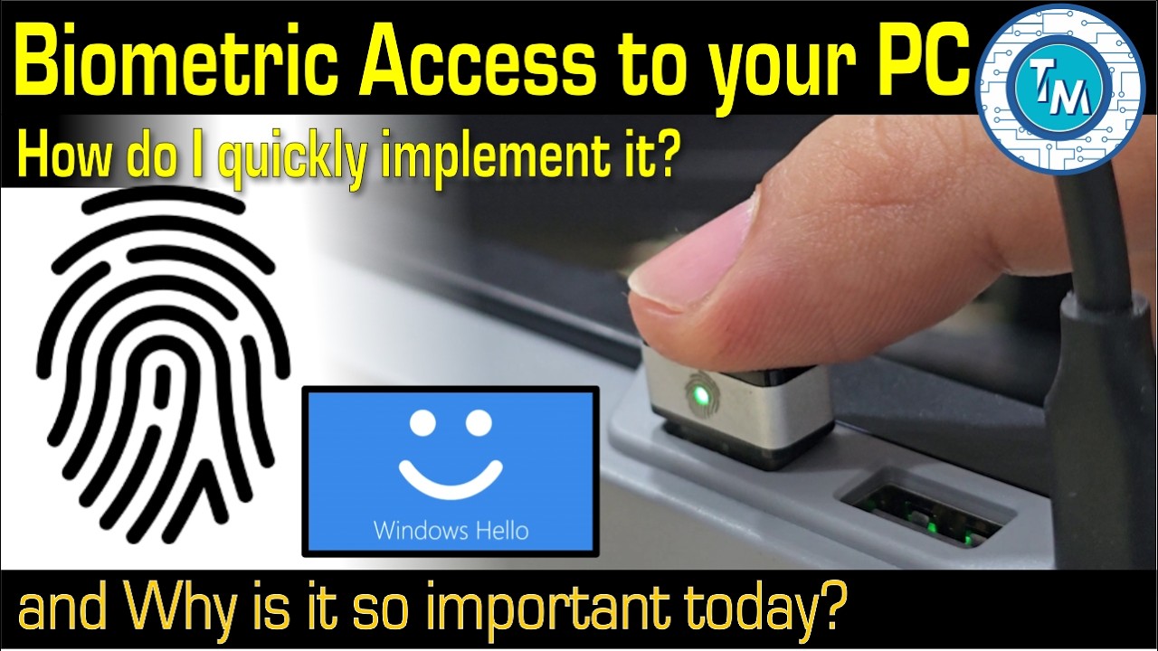 How to use a FingerPrint Scanner to Authenticate to Windows Hello, use Passkeys and Personal Vault.